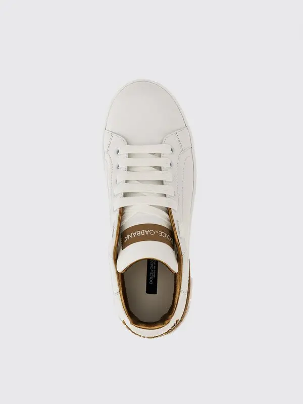 Dolce & Gabbana Leather Low Top Trainers