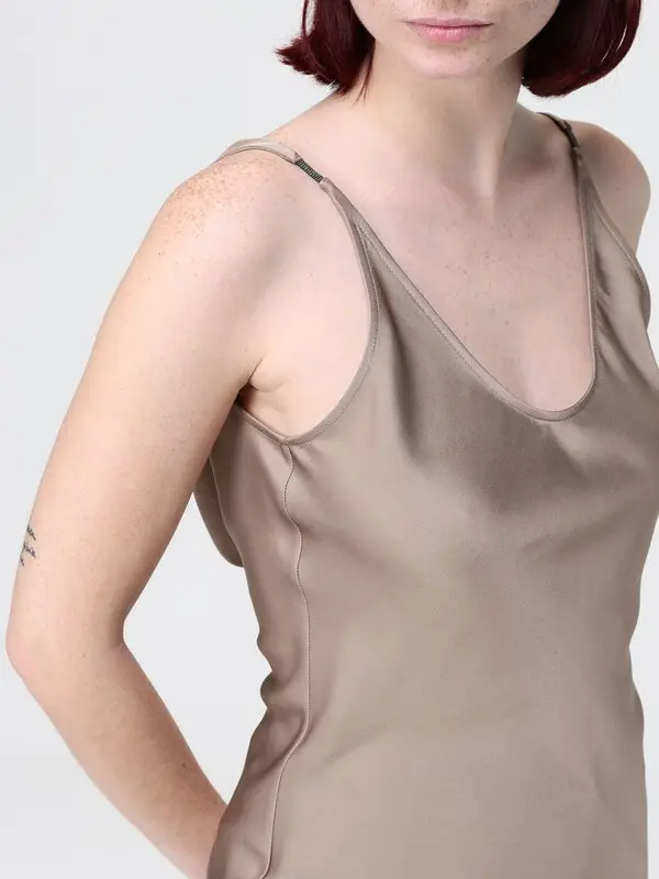 Brunello Cucinelli Silk Top - Brown