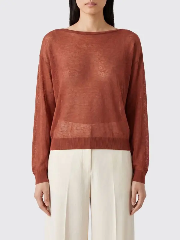 Patrizia Pepe Wool And Cashmere Blend Boat Neck Sweater