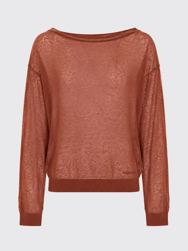 Patrizia Pepe Wool And Cashmere Blend Boat Neck Sweater