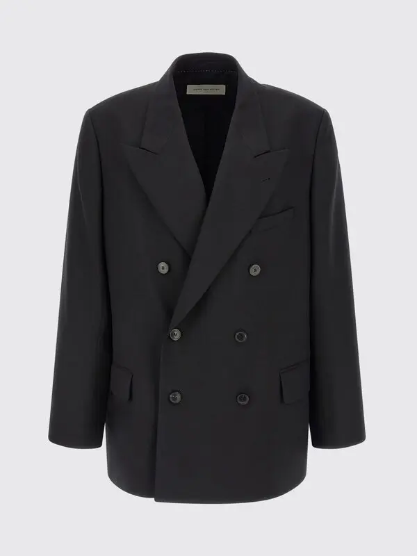 Dries Van Noten Wool And Mohair Double-breasted Blazer