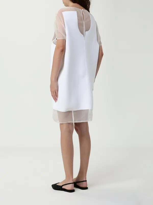 Khaite Sheer Overlay Dress