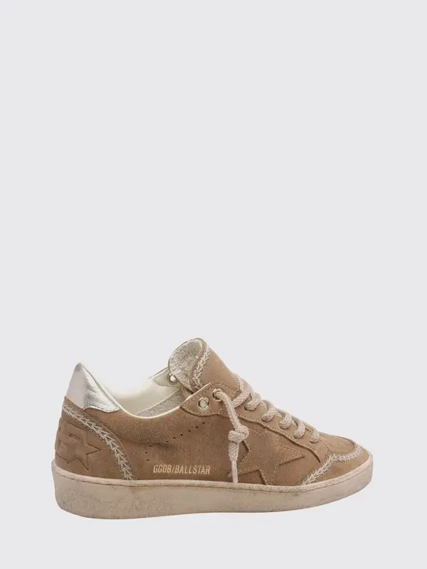 GOLDEN GOOSE Ball Star Distressed Suede Low-top Sneakers