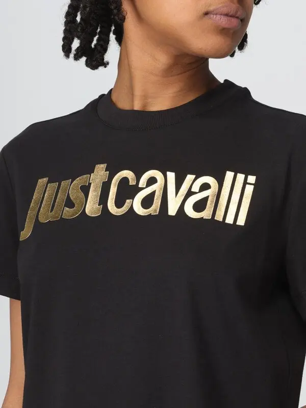 Just Cavalli Logo T-shirt - Black