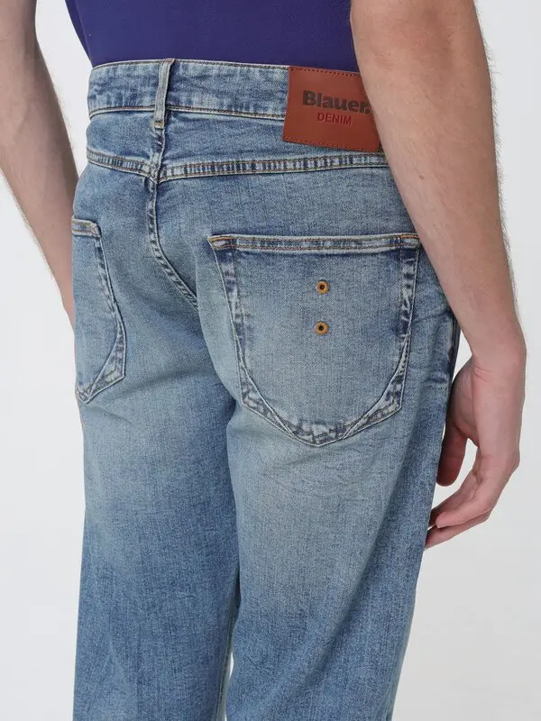 BLAUER. Straight Denim Jeans