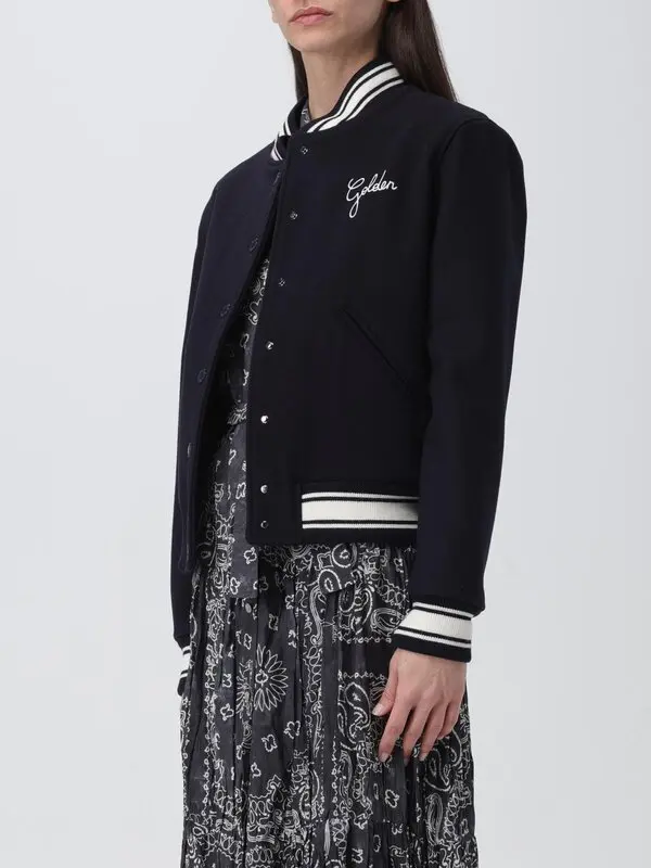 GOLDEN GOOSE Varsity Jacket - Blue