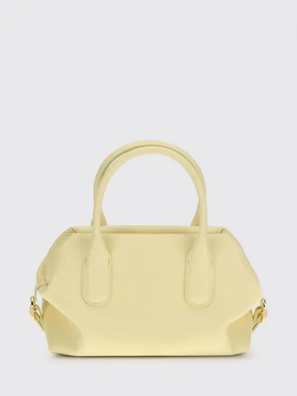 THEMOIRE Talia Trunk Small Vegan Leather Bag - Yellow
