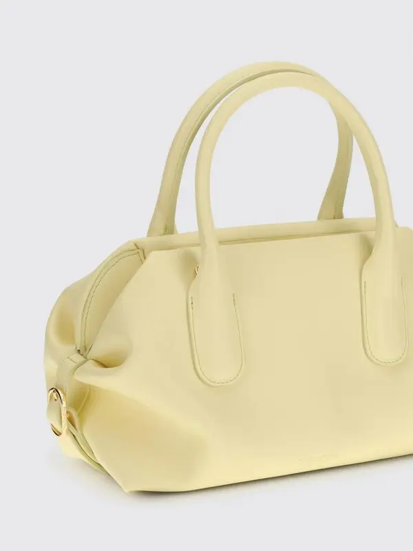 THEMOIRE Talia Trunk Small Vegan Leather Bag - Yellow