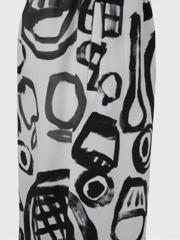 DANIELA GREGIS Printed Wide Leg Trousers
