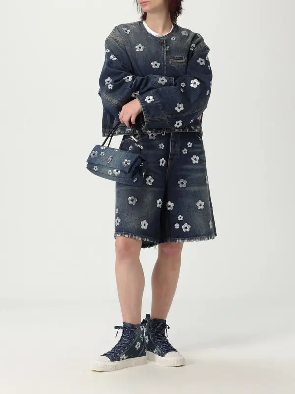 Marc Jacobs Embellished Denim Shorts
