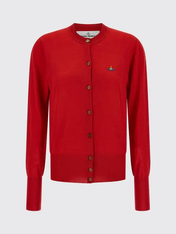 VIVIENNE WESTWOOD Wool Cardigan - Red