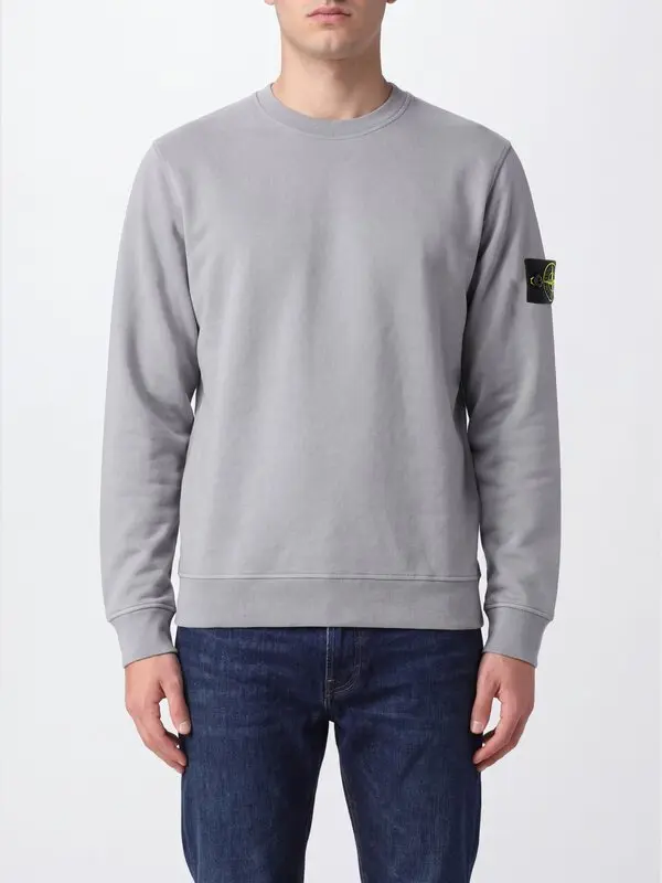 Stone Island Crewneck Sweatshirt - Ice