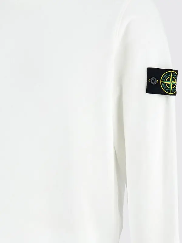 Stone Island Crewneck Sweatshirt - White