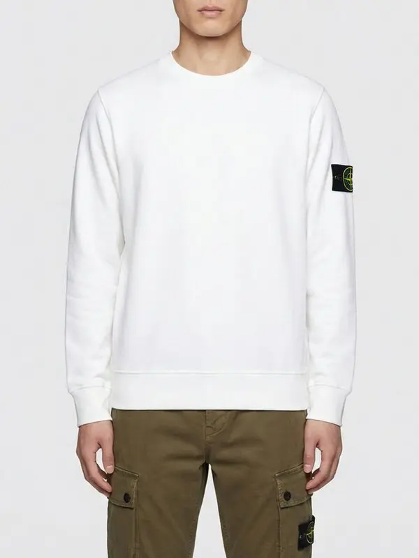 Stone Island Crewneck Sweatshirt - White