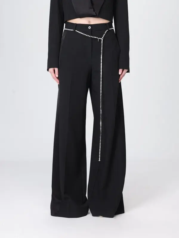 Pinko Flared Viscose Trousers