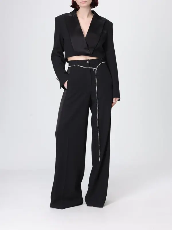 Pinko Flared Viscose Trousers