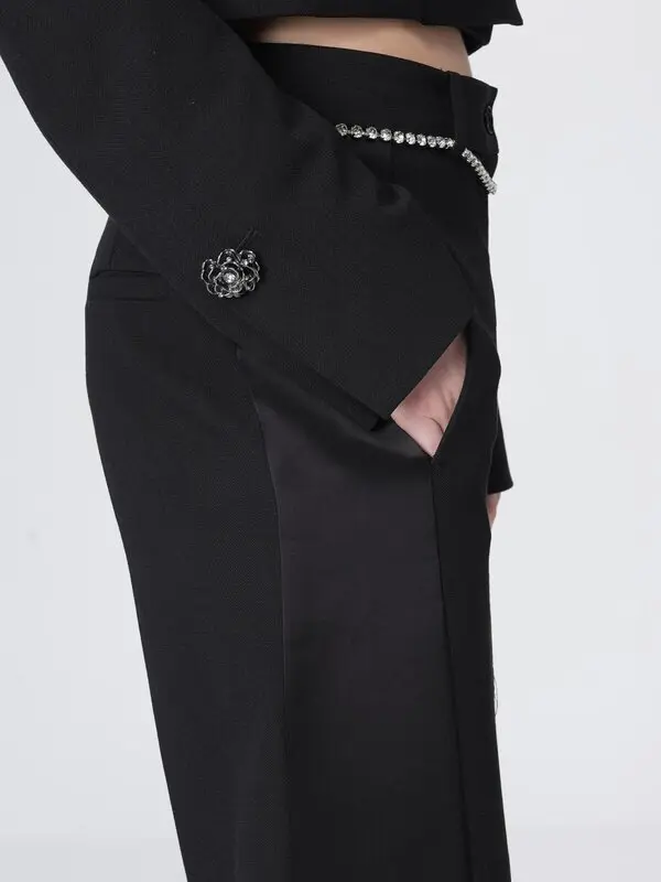 Pinko Flared Viscose Trousers