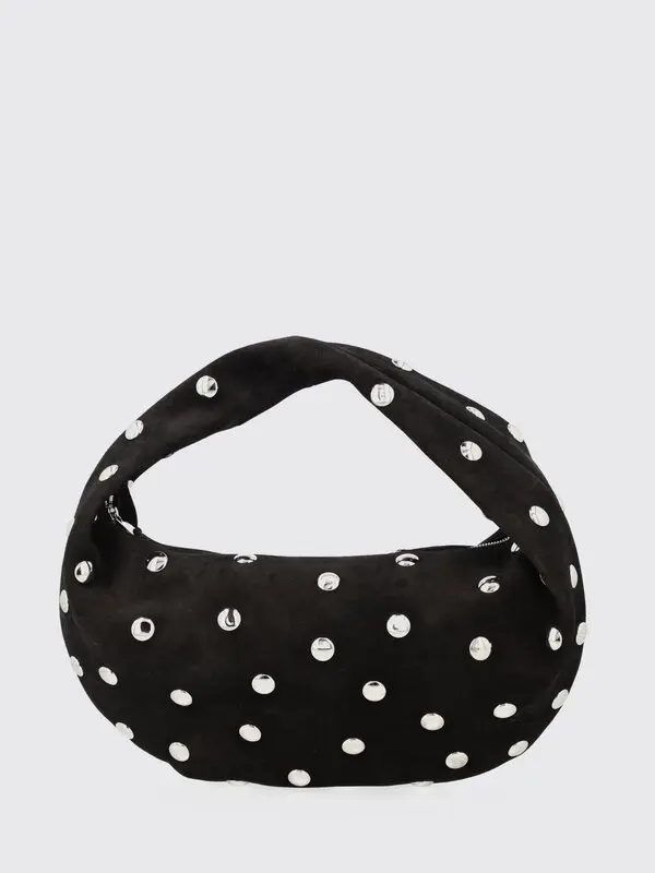 Khaite Olivia Suede Bag - Black