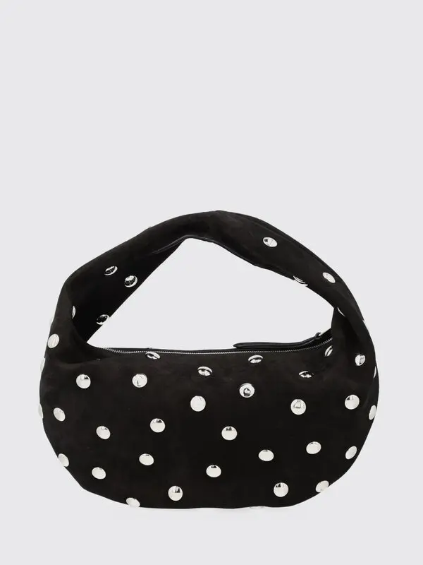 Khaite Olivia Suede Bag - Black