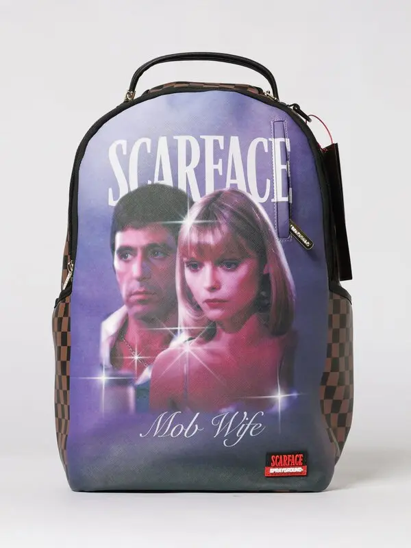 SPRAYGROUND Scarface "mob Wife" Saffiano Faux Leather Backpack - Multicolor