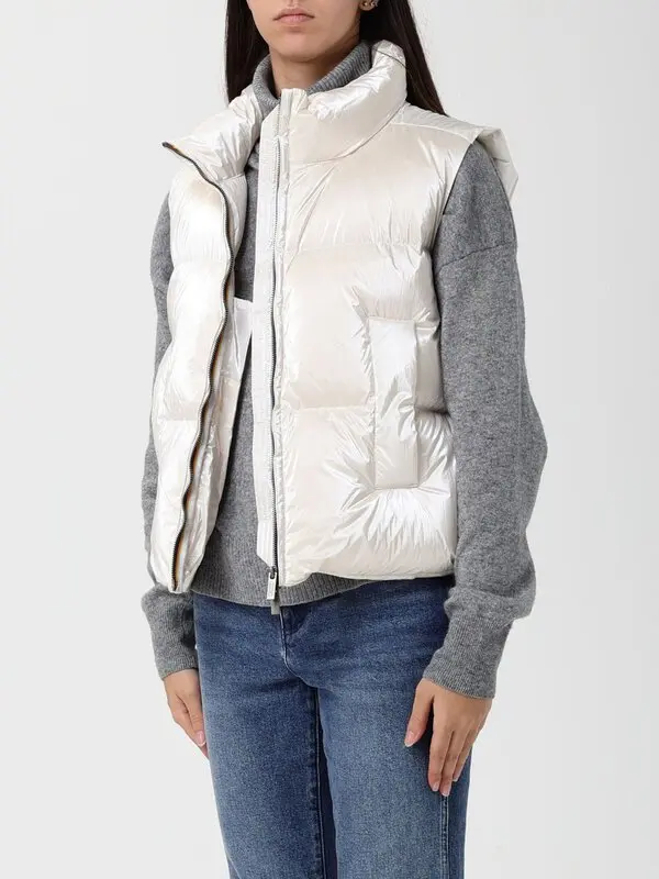 K-WAY Padded Waistcoat - White