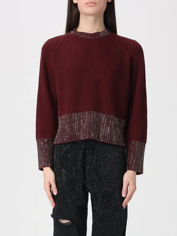 GOLDEN GOOSE Ribbed Jumper With Embellished Detailing
