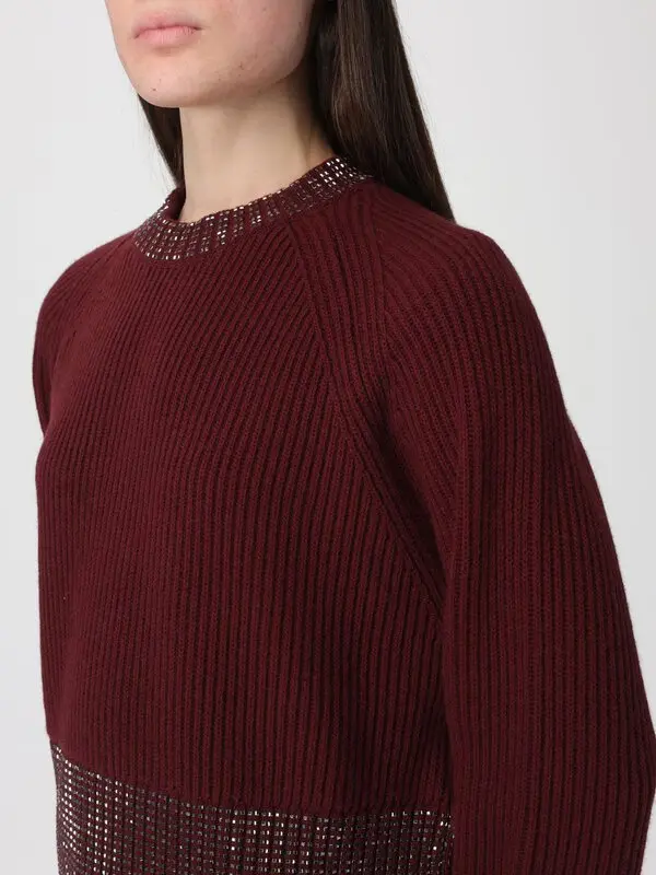 GOLDEN GOOSE Ribbed Jumper With Embellished Detailing