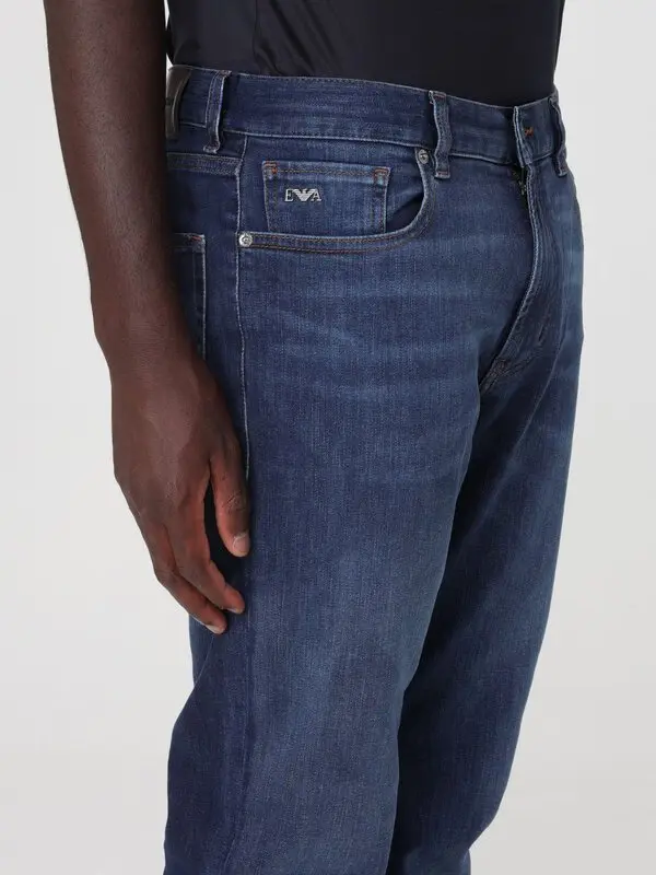 Emporio Armani Slim Fit Stretch Cotton Denim Jeans
