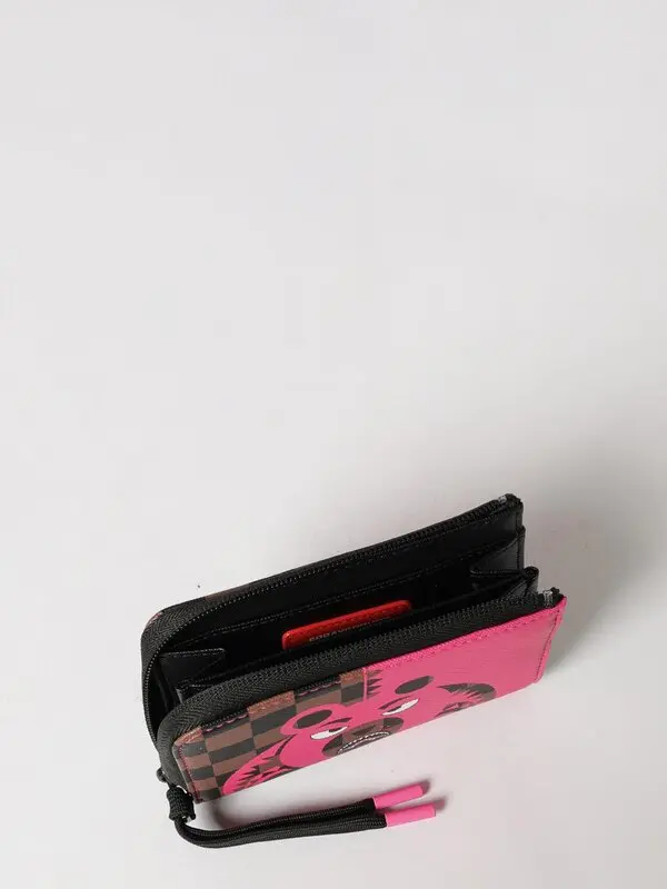SPRAYGROUND And Bear Shark Saffiano Faux Leather Wallet