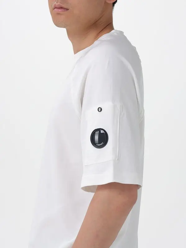 C.P. COMPANY Cotton T-shirt With Logo - White