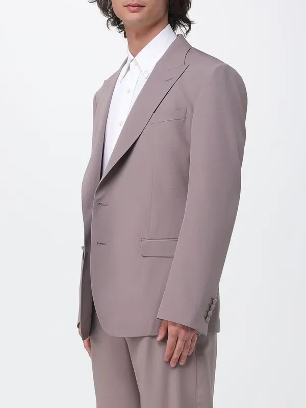 Dolce & Gabbana Single Breasted Wool Blazer - Brown