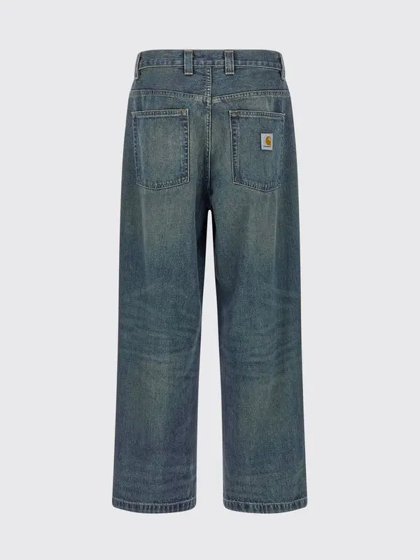 Carhartt Work In Progress Brandon Wide-leg Denim Jeans - Navy