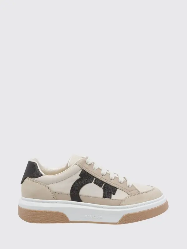FERRAGAMO Gancini Leather Sneakers
