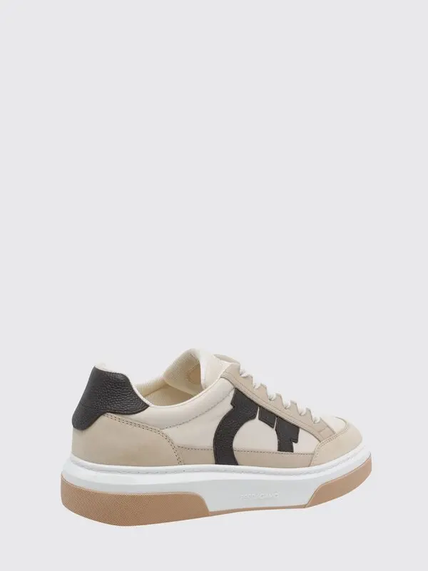 FERRAGAMO Gancini Leather Sneakers