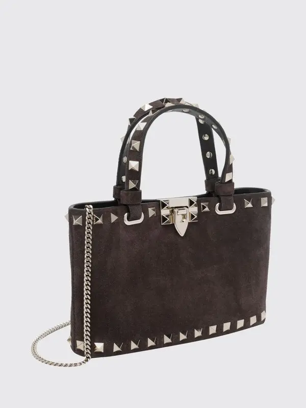 Valentino Garavani Rockstud Mini Handbag In Suede
