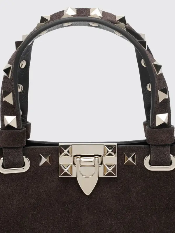 Valentino Garavani Rockstud Mini Handbag In Suede