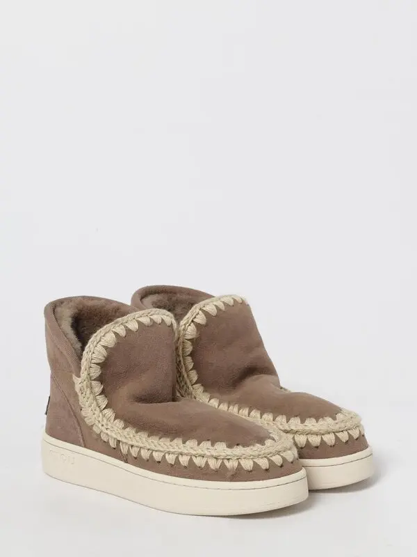 Mou Ankle Boots With Braided Detailing