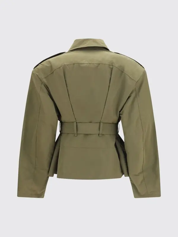 Alexander McQueen Belted Cotton-blend Shirt Jacket With Epaulettes And Patch Pockets