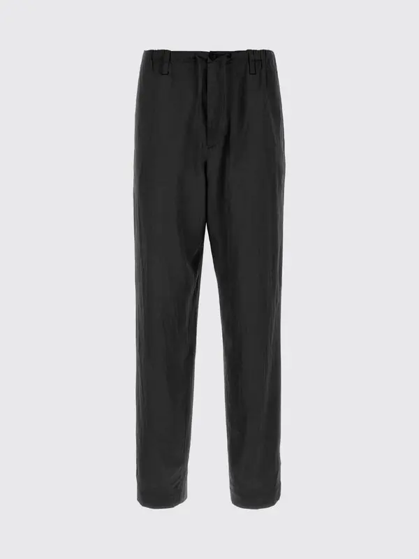 Dries Van Noten Cotton Blend Drawstring Trousers