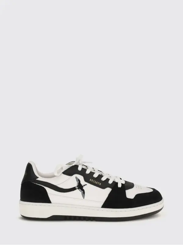 Axel Arigato Bee Bird Low-top Leather Sneakers With Side Embroidery