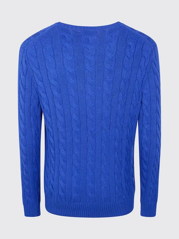 Polo Ralph Lauren Cable Knit Jumper - Blue 1