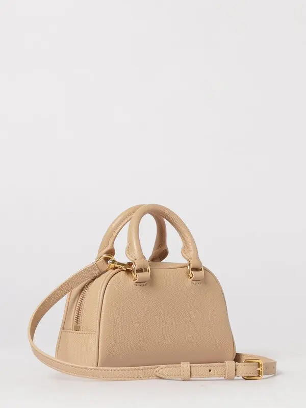 Valentino Garavani Vlogo Signature Grained Leather Mini Bowling Bag