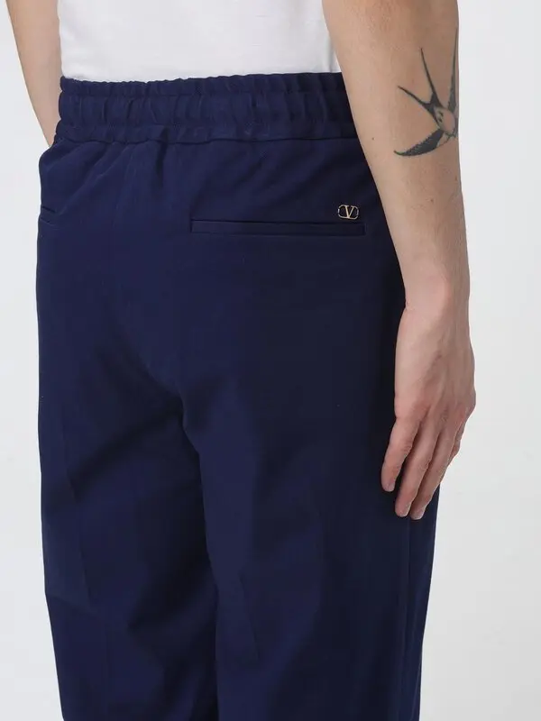 Valentino Garavani Cotton Wide Leg Trousers