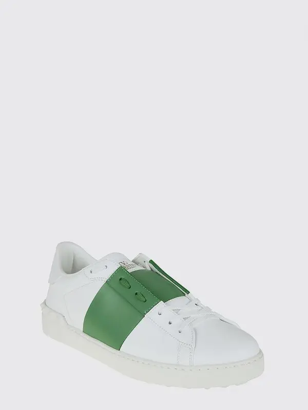 Valentino Garavani Open Leather Sneakers - White