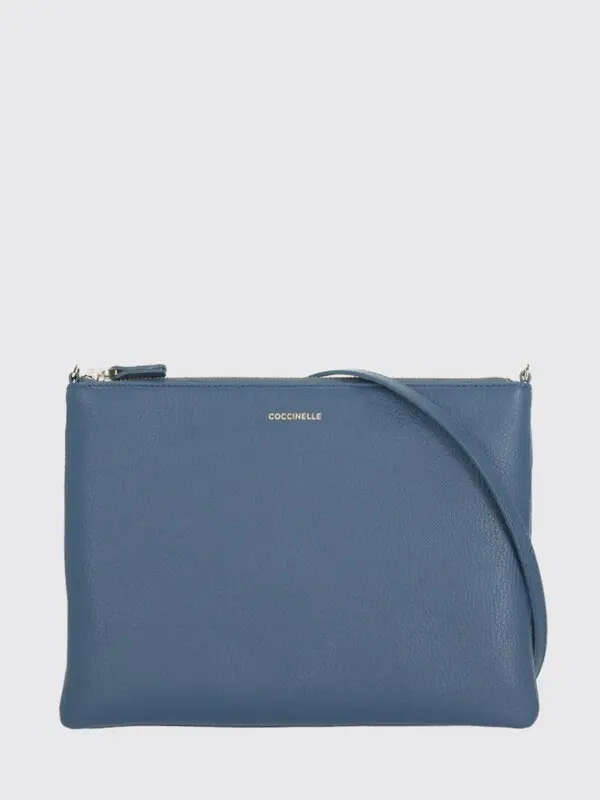 COCCINELLE Best Grained Leather Clutch - Blue