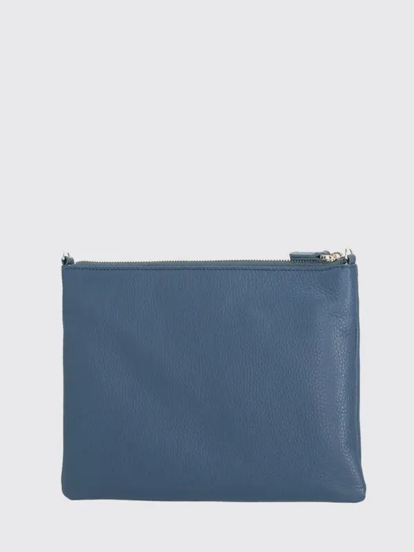 COCCINELLE Best Grained Leather Clutch - Blue