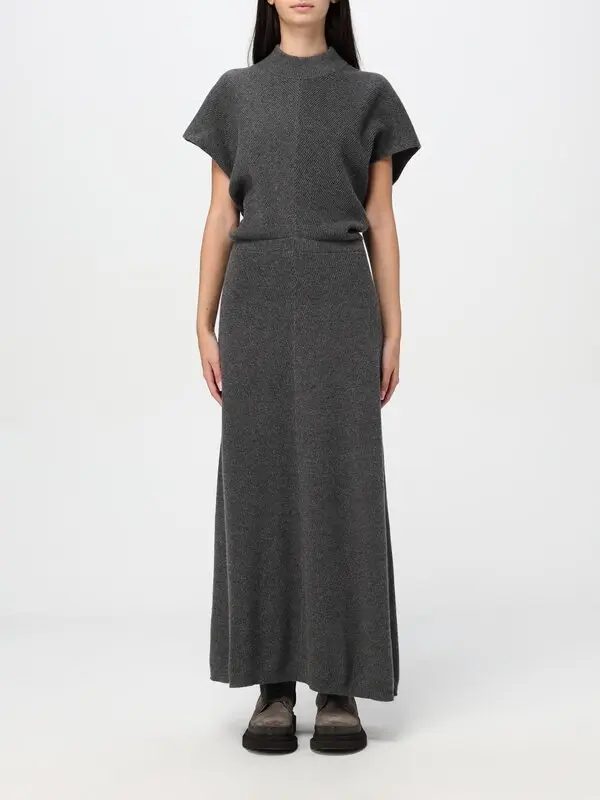 Brunello Cucinelli Ribbed Knit Maxi Dress