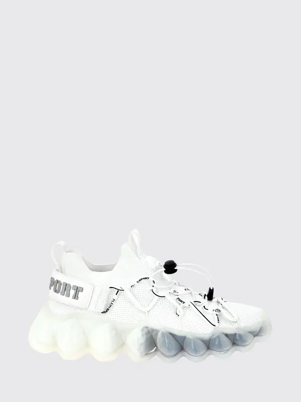 PLEIN SPORT Lace Up Sneakers - White