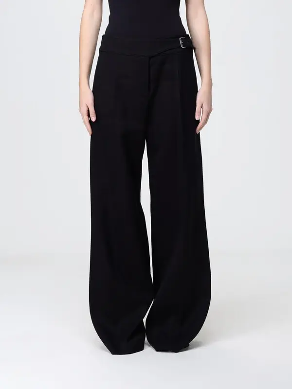 Sportmax Wide-leg Crepe Trousers
