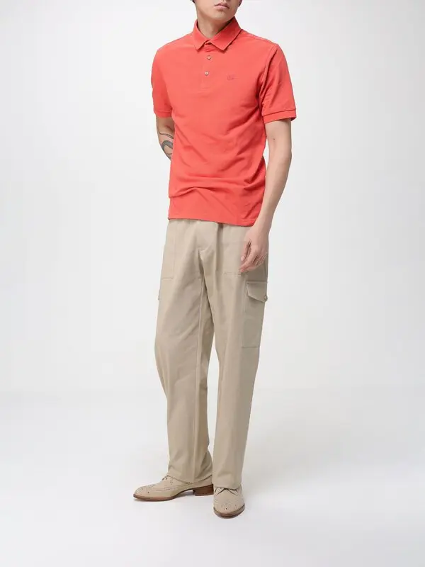 Etro Cotton Polo Shirt With Pegaso Logo